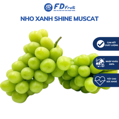Nho mẫu đơn Shine Muscat chùm Hàn Quốc - Chùm - Siêu thị trái cây nhập ...